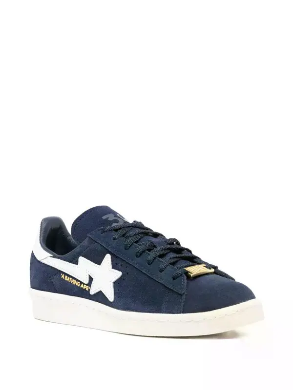 A BATHING APE Star-patch Suede Trainers
