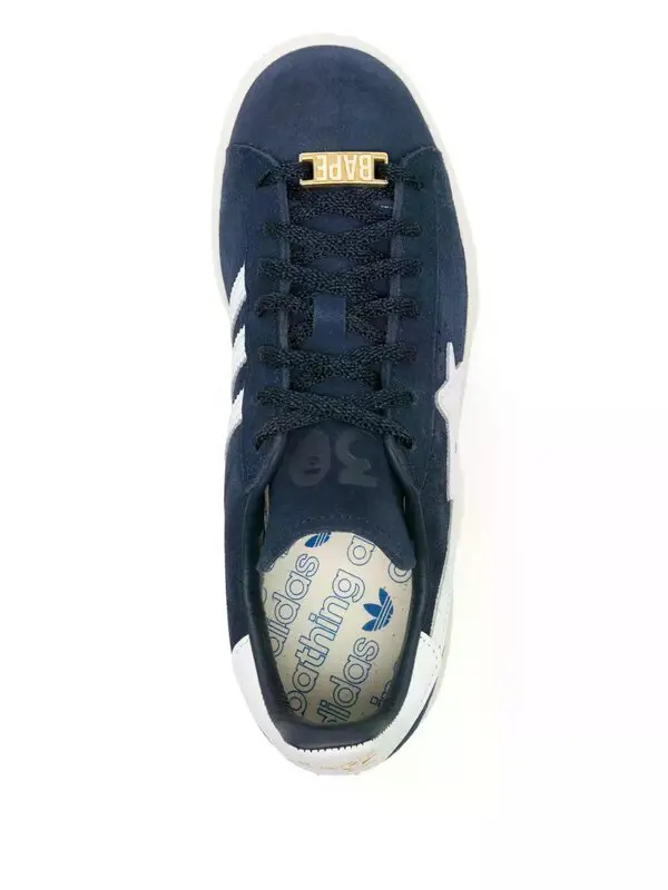 A BATHING APE Star-patch Suede Trainers