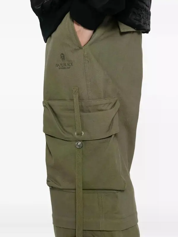 A BATHING APE Cargo Wide-leg Trousers