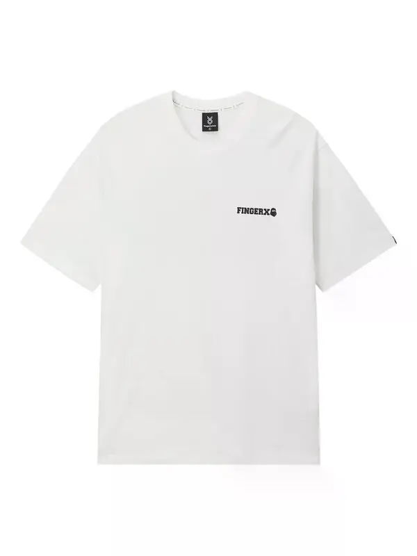 FINGERCROXX Logo-print T-shirt - White