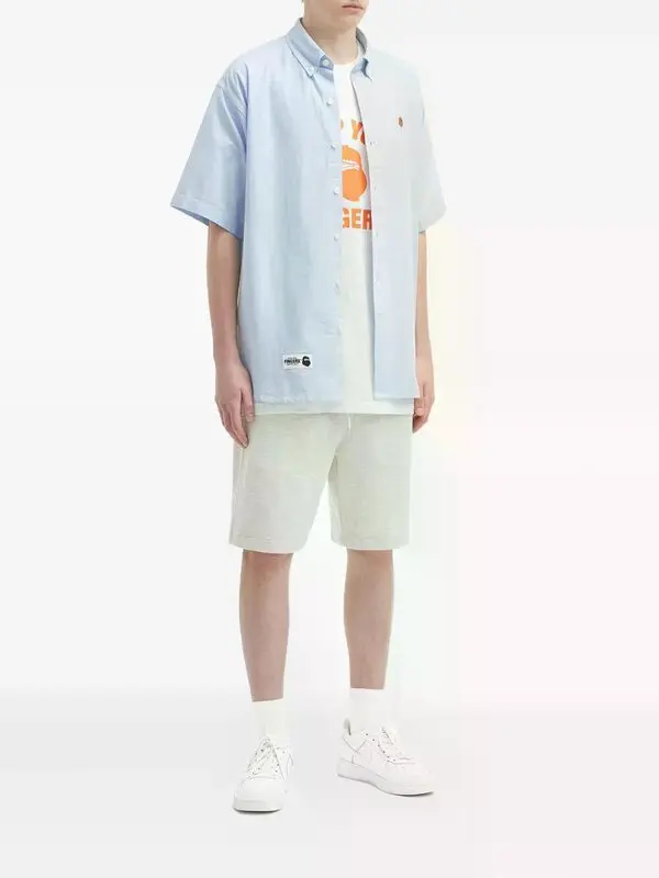 FINGERCROXX Embroidered Short-sleeve Shirt