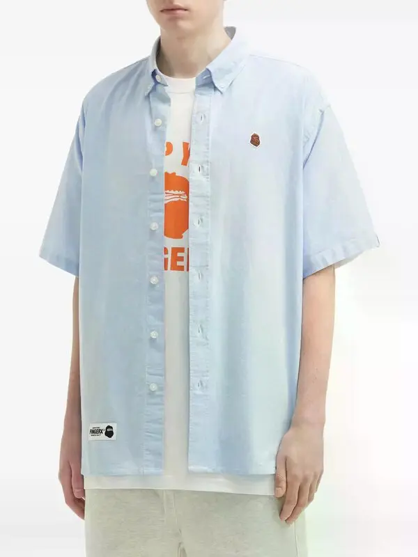 FINGERCROXX Embroidered Short-sleeve Shirt