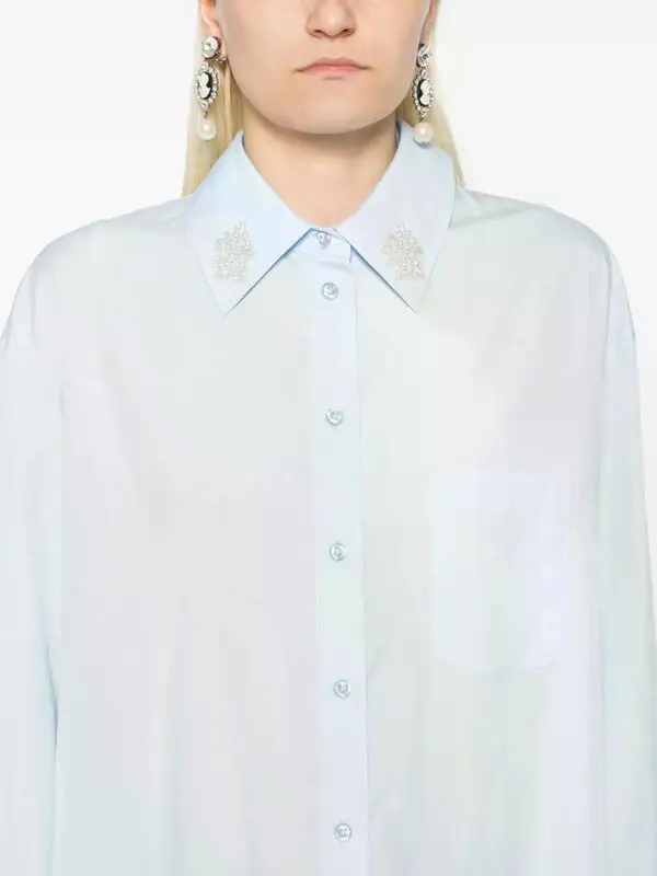 Simone Rocha Pearl-detailed Shirt