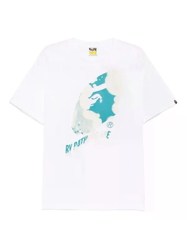A BATHING APE Graphic-printed T-shirt - White