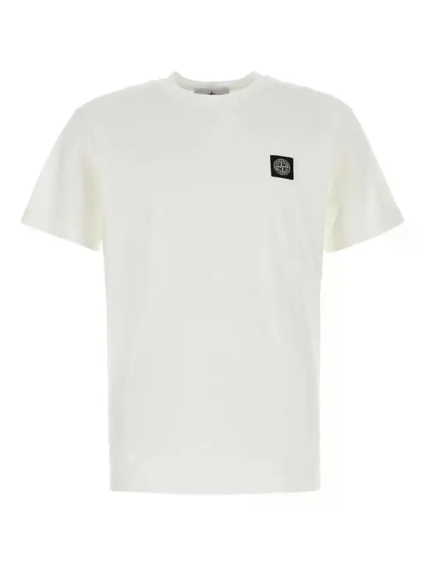 Stone Island Logo-patch Cotton T-shirt