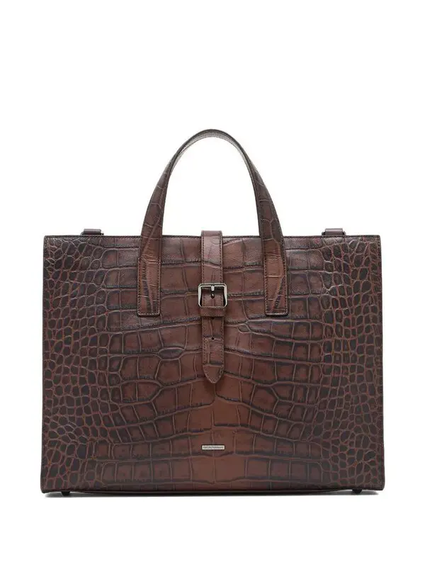 Emporio Armani Tote Bag - Brown