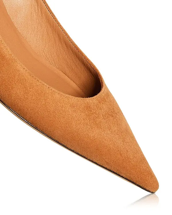 JIMMY CHOO Amelia Suede Pumps - Toffee