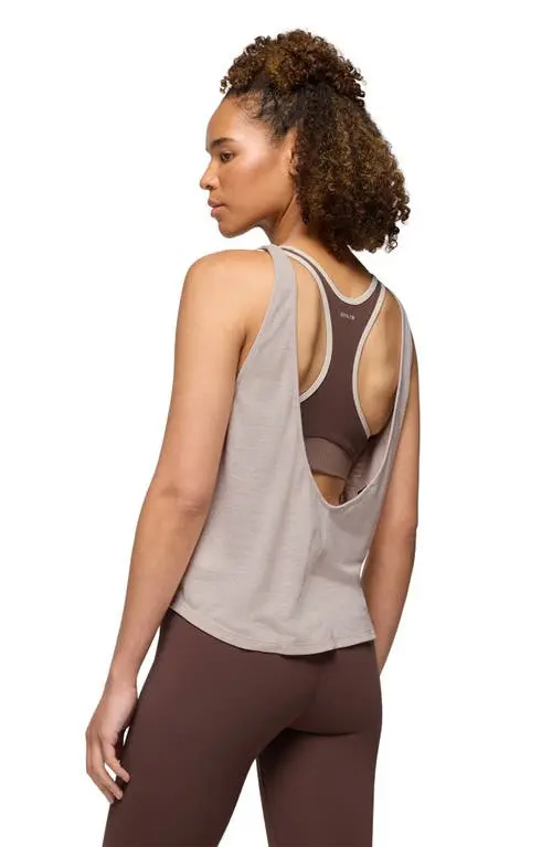 Prana Tank Top With Open Back - Almond