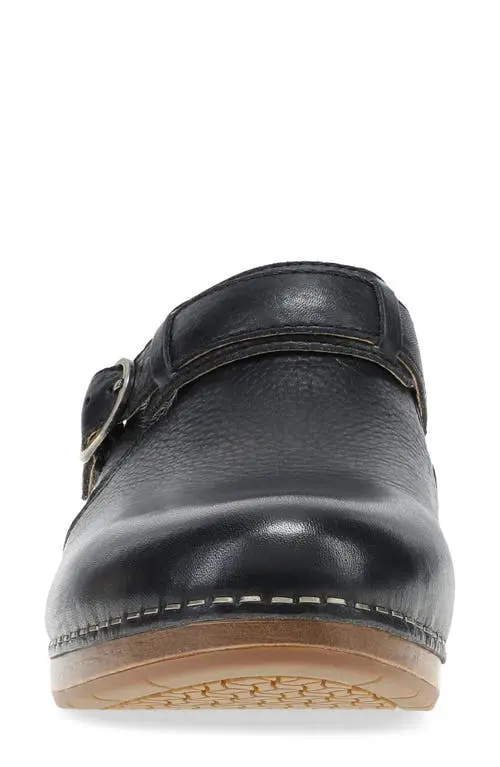 Dansko Millie Mule - Black Waxy Milled