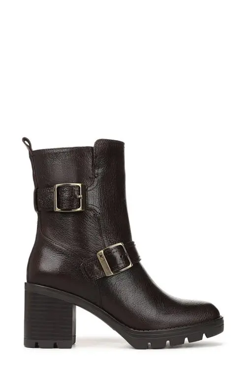 Naturalizer Vail Buckle Boots - Chocolate