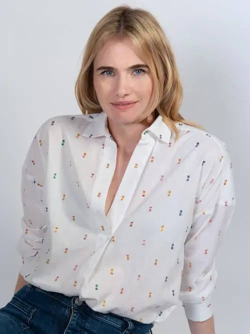 CAPE COVE Spot Relaxed Blouse