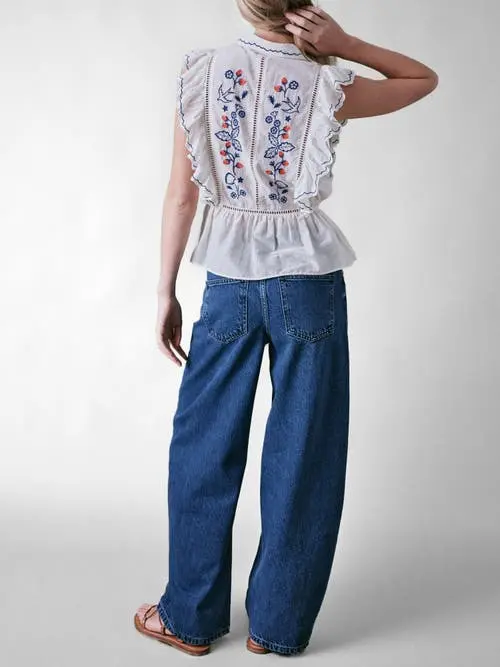 CAPE COVE Wild Strawberry Silk Blend Blouse
