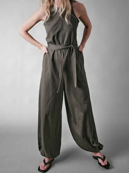 CAPE COVE Sia Hareem Jumpsuit - Khaki