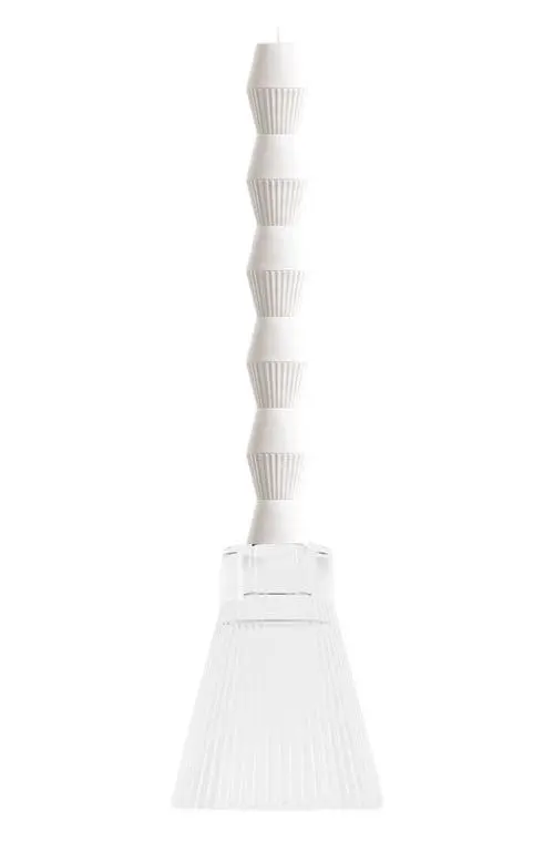OZAIZ Zai Geometric Pillar Candle - Clear