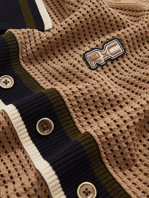 REISS Crusoe | Ché Crochet Tipped Shirt