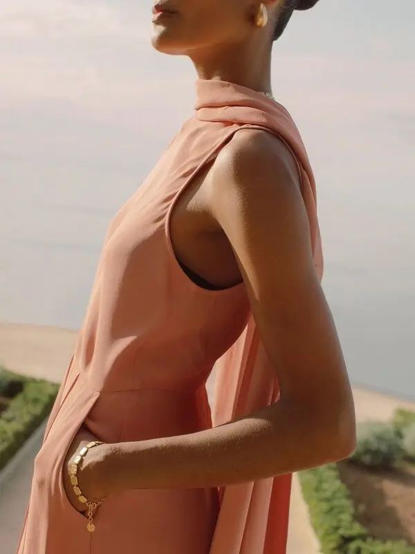 REISS Farley Wide-leg Jumpsuit - Pink