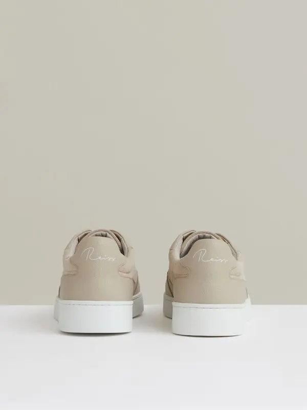 REISS Lane Leather Trainers