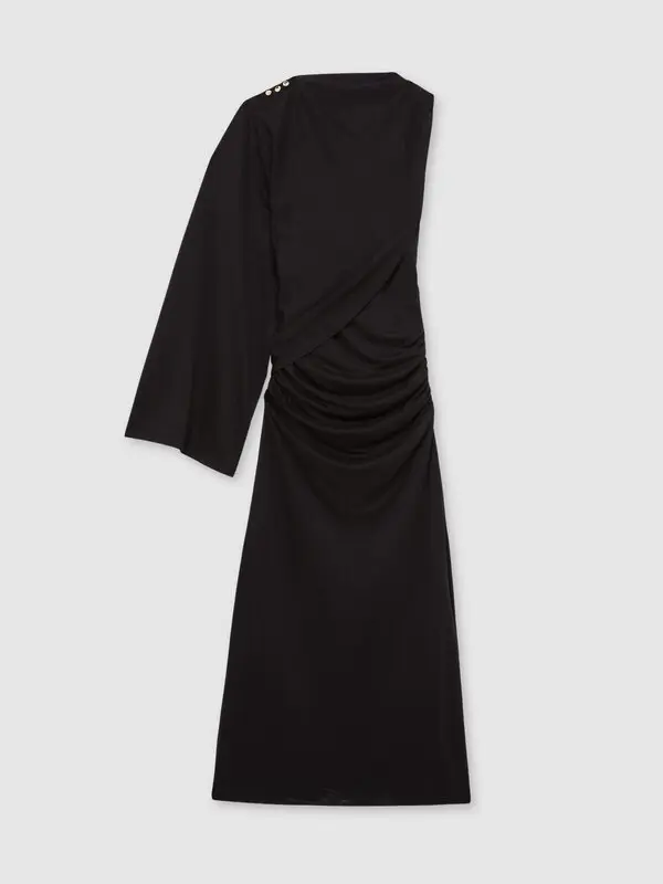 Acler Jersey Draped Midi Dress