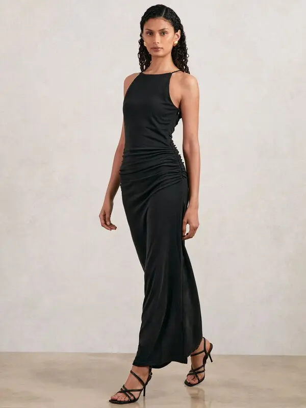 Acler Jersey Draped Midi Dress