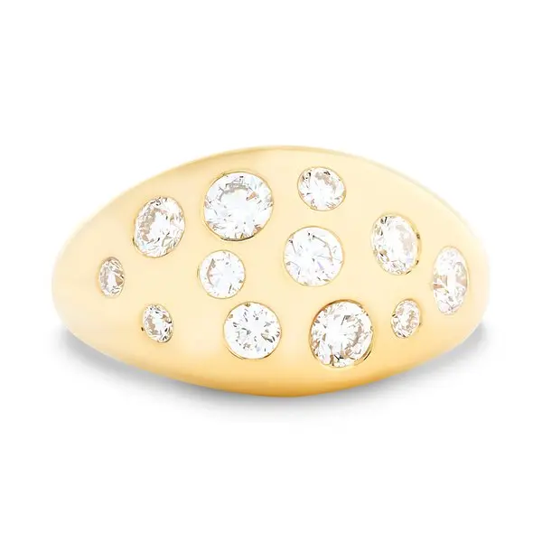 Elle Perahia Diamond Ring - 14 Kt Yellow Gold