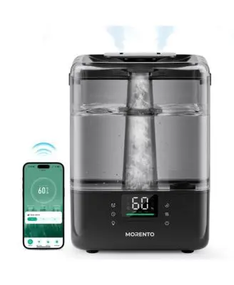 HEATDAZ Morento Smart Humidifier For Bedroom Large Room Home 6l Cool Mist Humidifiers With Essential Oil Diffuser App Voice Control - No Color