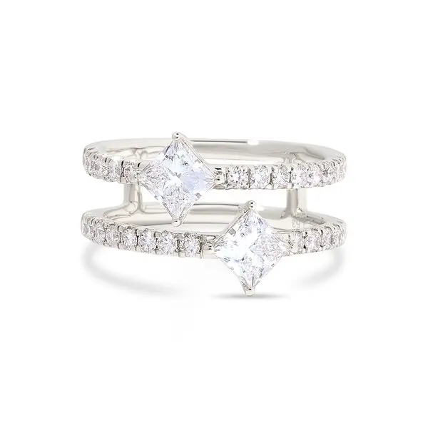 Elle Perahia Stardust Diamond Ring - 14 Kt White Gold