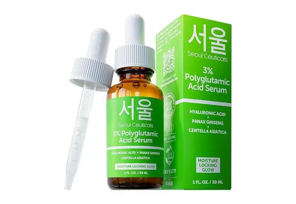 SEOUL CEUTICALS Korean Skincare 3% Polyglutamic Acid Serum - No Color