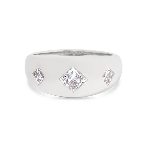 Elle Perahia Biarritz Diamond Ring - 14 Kt White Gold