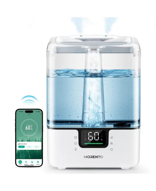 HEATDAZ Chivalz Morento Smart Humidifier For Bedroom Large Room Home - No Color