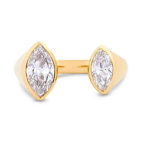 Elle Perahia Gypset Diamond Ring - 14 Kt Yellow Gold