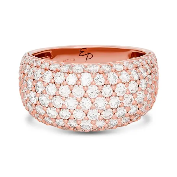 Elle Perahia Juluca Diamond Ring - 14 Kt Rose Gold