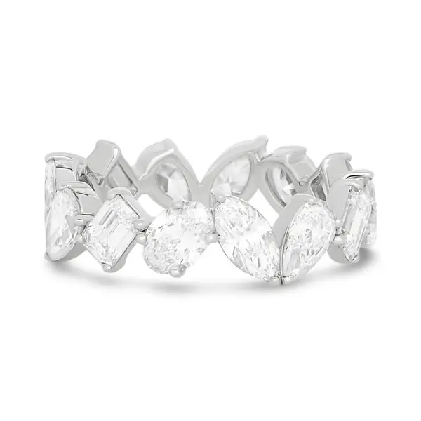 Elle Perahia Diamond Band Ring - 14 Kt White Gold