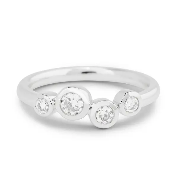 Elle Perahia Bubble Ring - 14 Kt White Gold