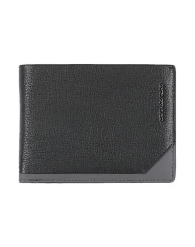 PIQUADRO Wallet Cow Leather - Black