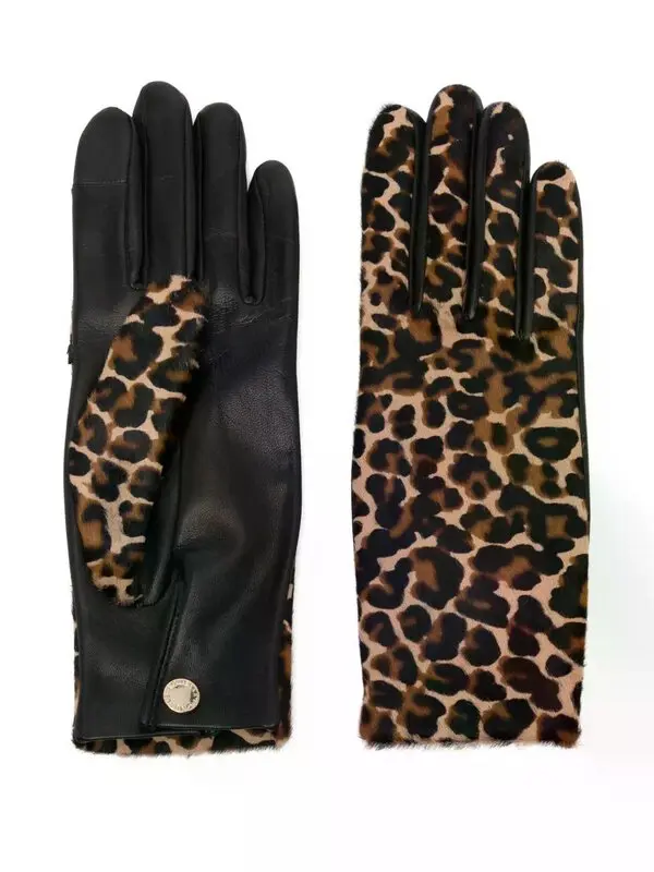 AGNELLE Susan Full-finger Gloves - Brown