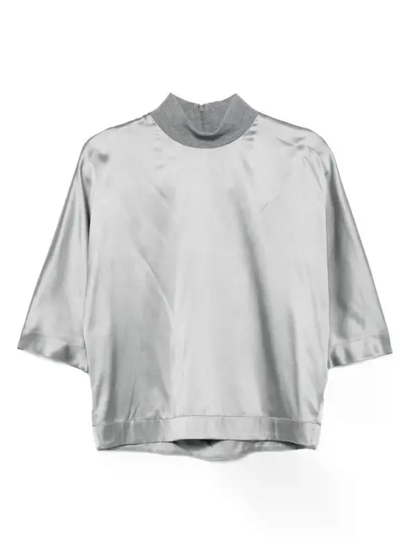 Peserico Mock-neck T-shirt