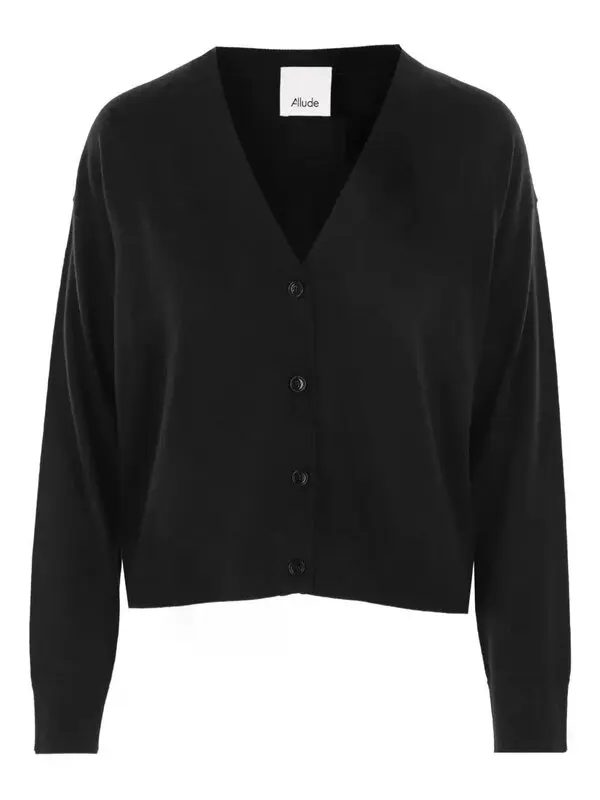 ALLUDE Virgin Wool Cardigan-coat