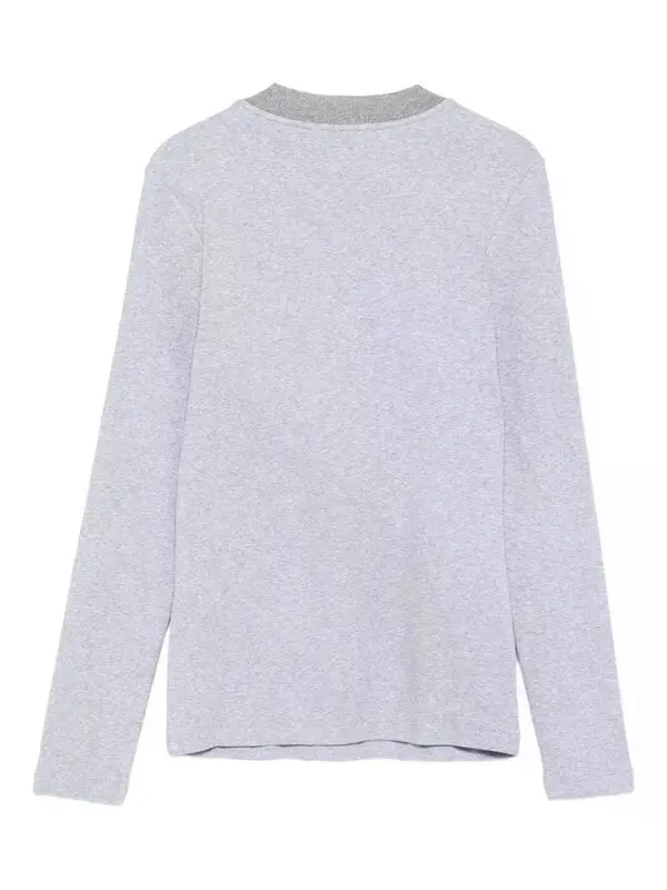 Peserico Embellished-neck Sweatshirt