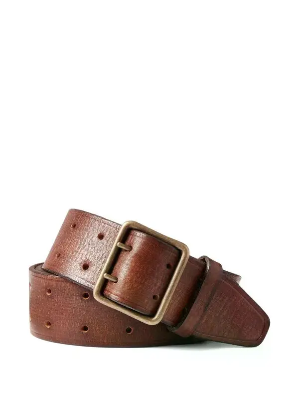 Ralph Lauren Square-buckle Belt - Brown