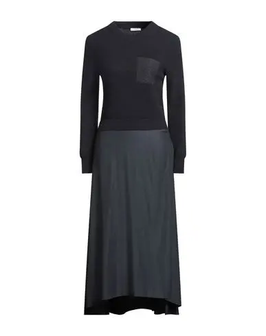 Peserico Midi Flared Dress - Midnight Blue