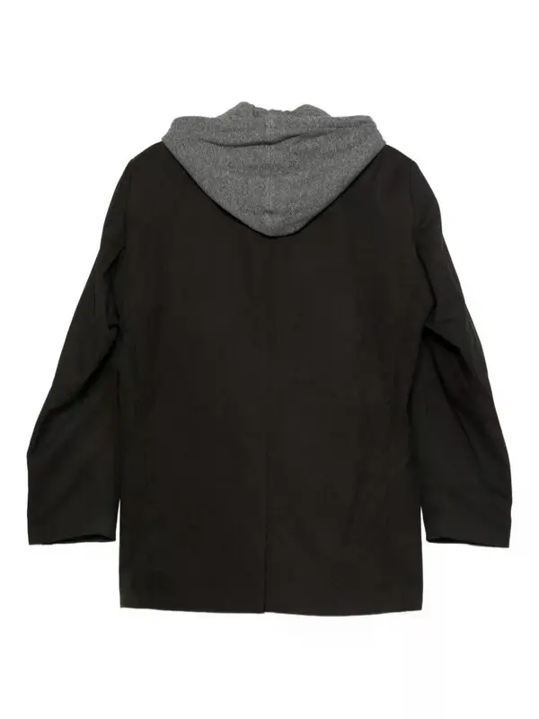 Mihara Yasuhiro Hooded Layered Jacket