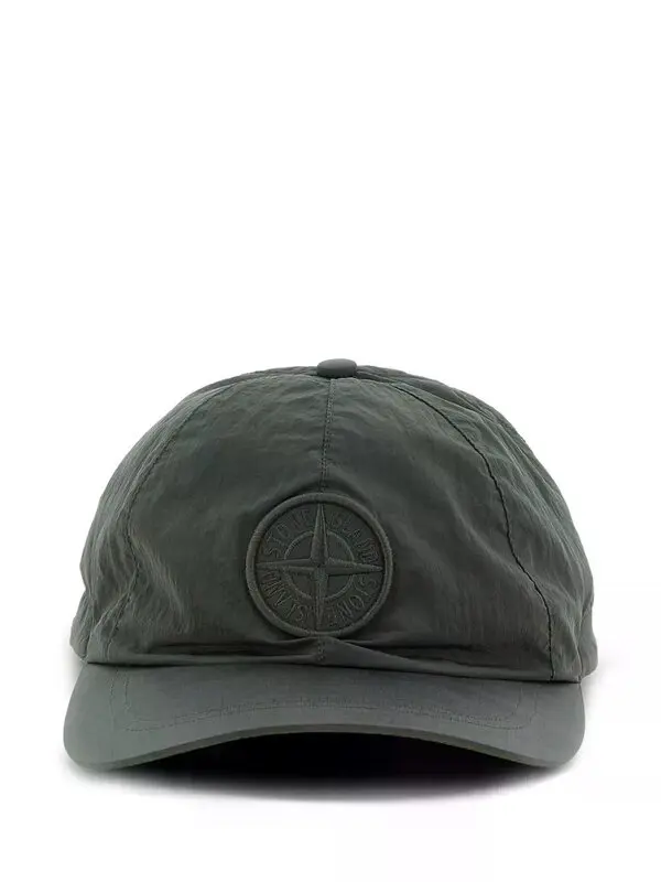 Stone Island Logo-patch Cap - Green