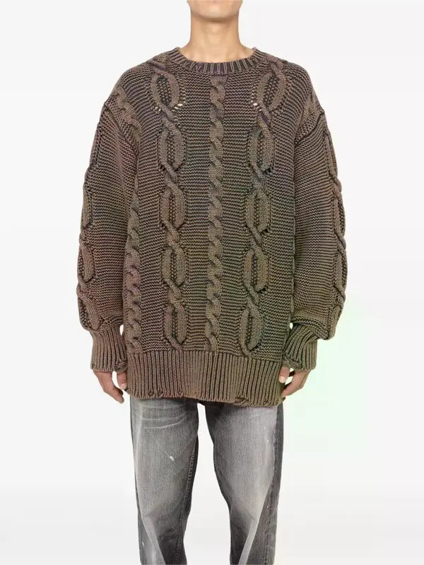 KAMIYA Cable Knit Pullover
