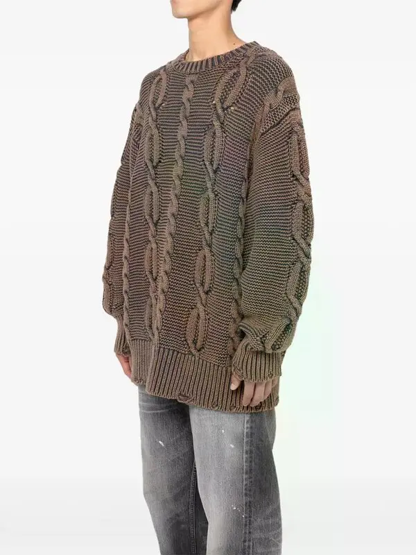 KAMIYA Cable Knit Pullover