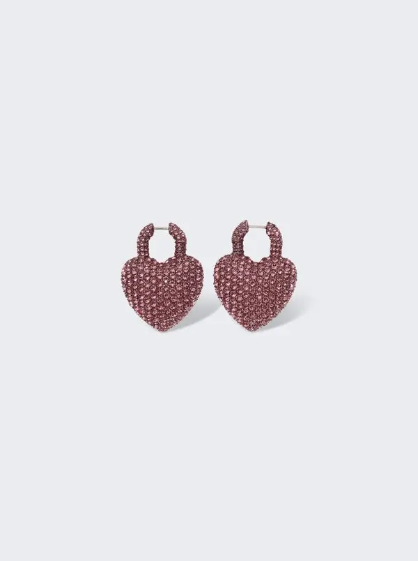 Balenciaga Minnie Xl Earrings - Pink