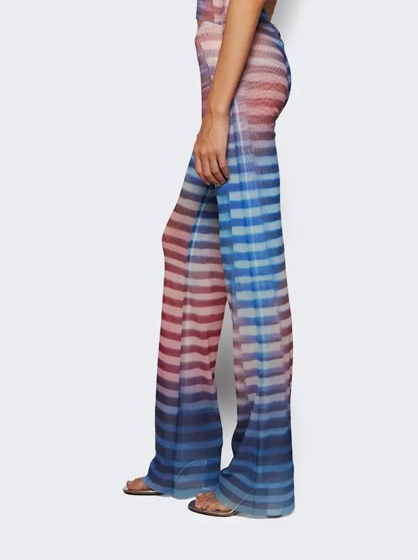 JEAN PAUL GAULTIER Mesh Trousers - Blue
