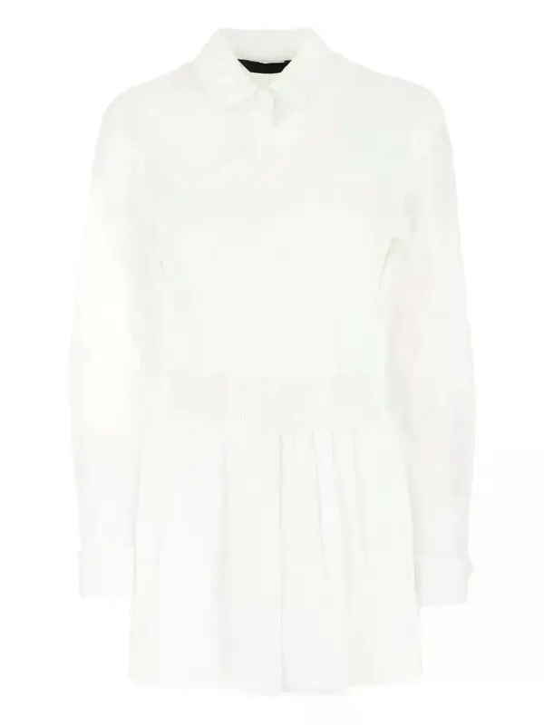 JUUN.J Asymmetric Pleated Shirt