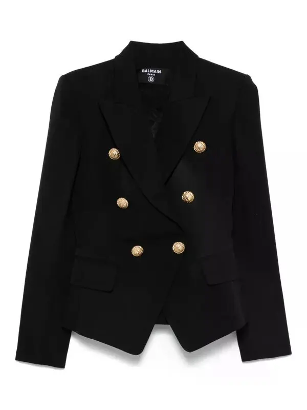 Balmain Double-breasted Wool Jacket