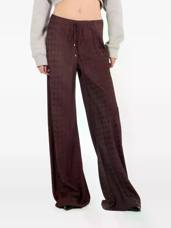 Roberto Cavalli Monogram Drawstring Trousers