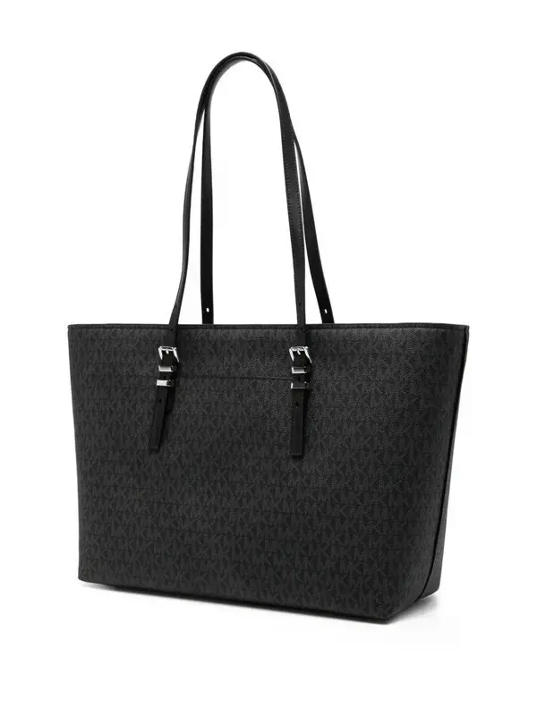 Michael Kors Quinn Signature Logo Tote - Black